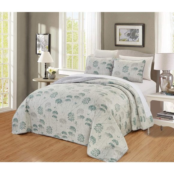 Grand Linen | Bedding | Grand Linen 3piece Fine Printed Oversize 0 X 95 ...